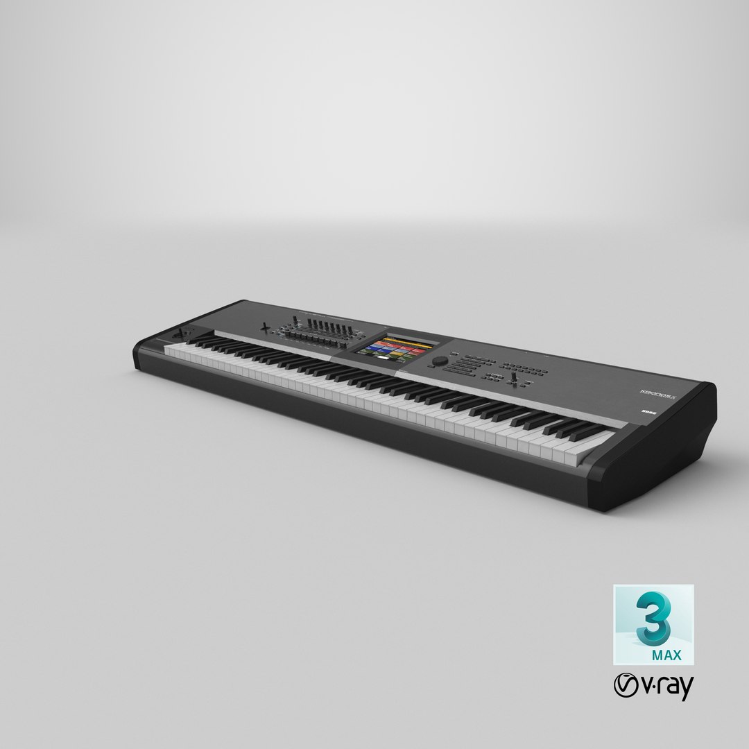 Synth keyboard korg 3D model - TurboSquid 1490608
