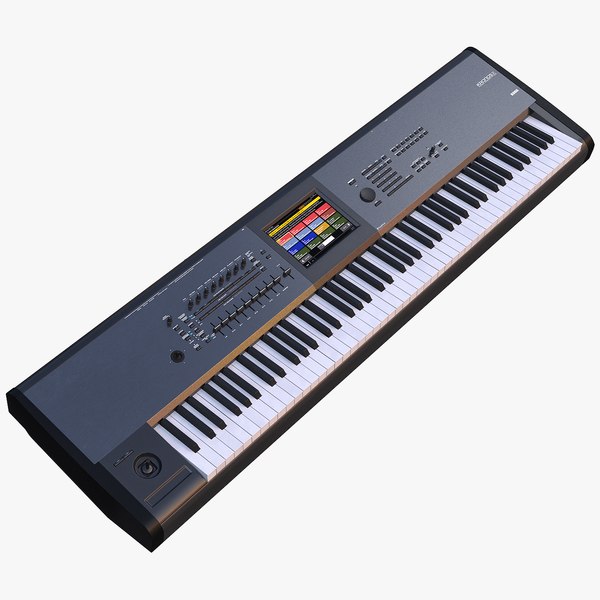 3D synth keyboard stand - TurboSquid 1495520