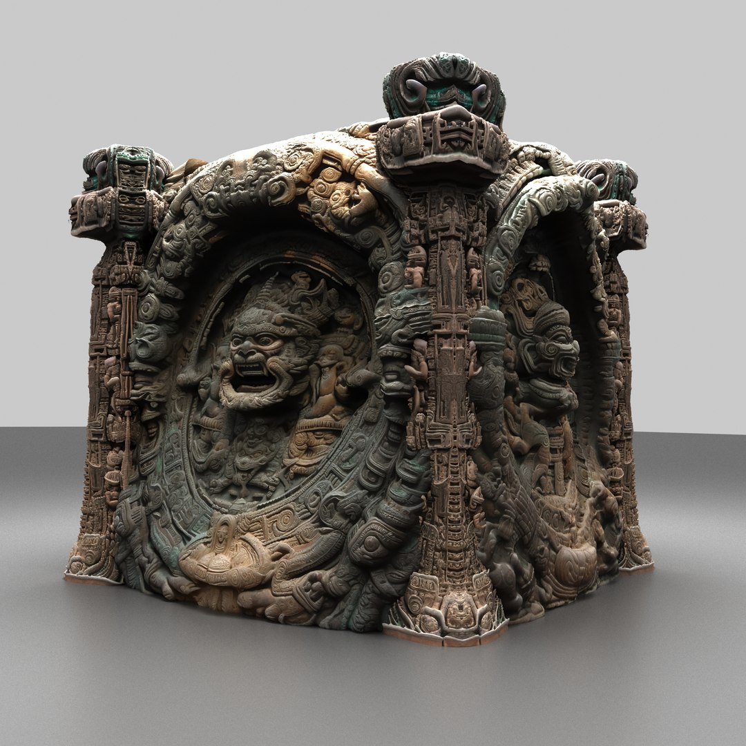 3D Mayan Artifacts - TurboSquid 2065772