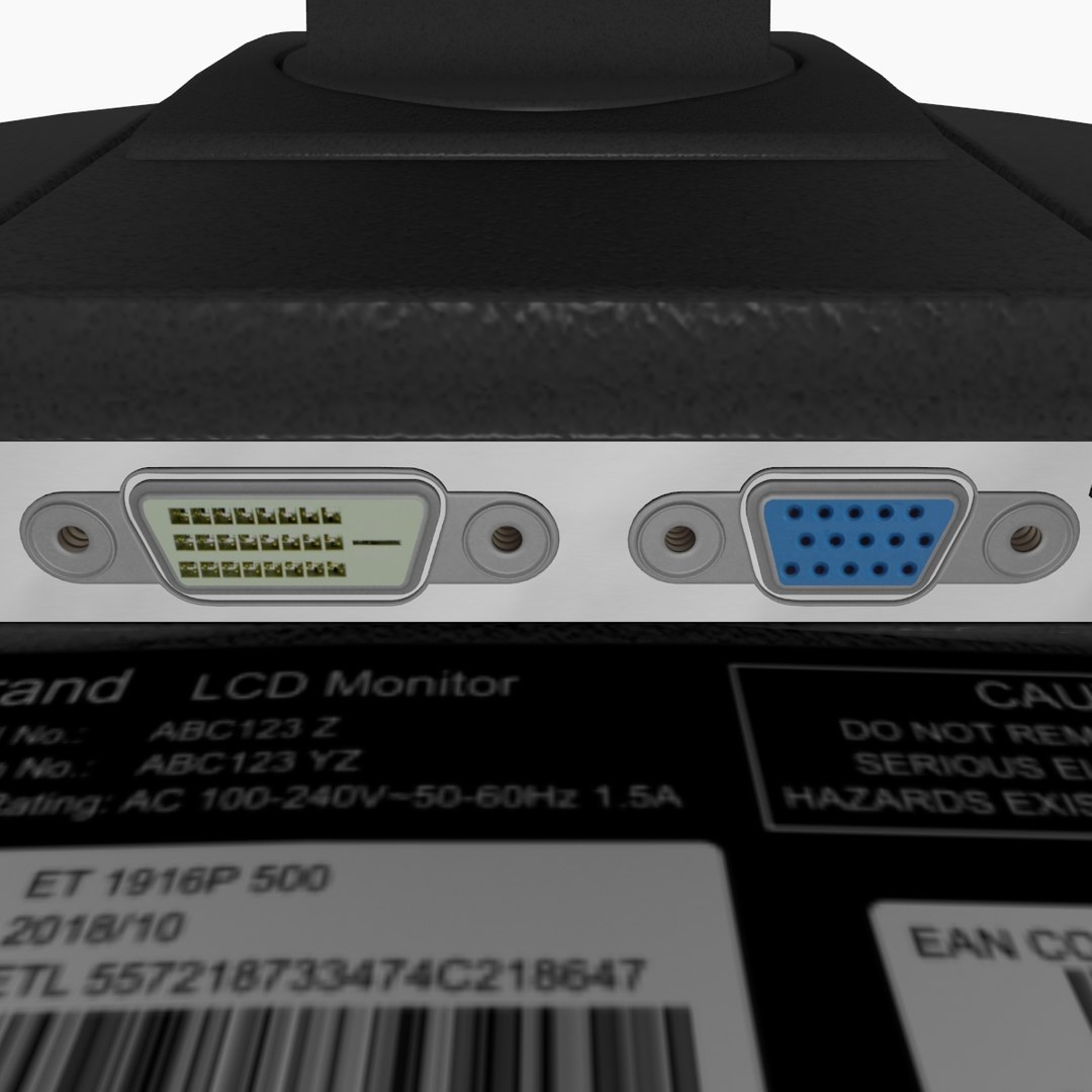 Generic Monitor Model - TurboSquid 1336434