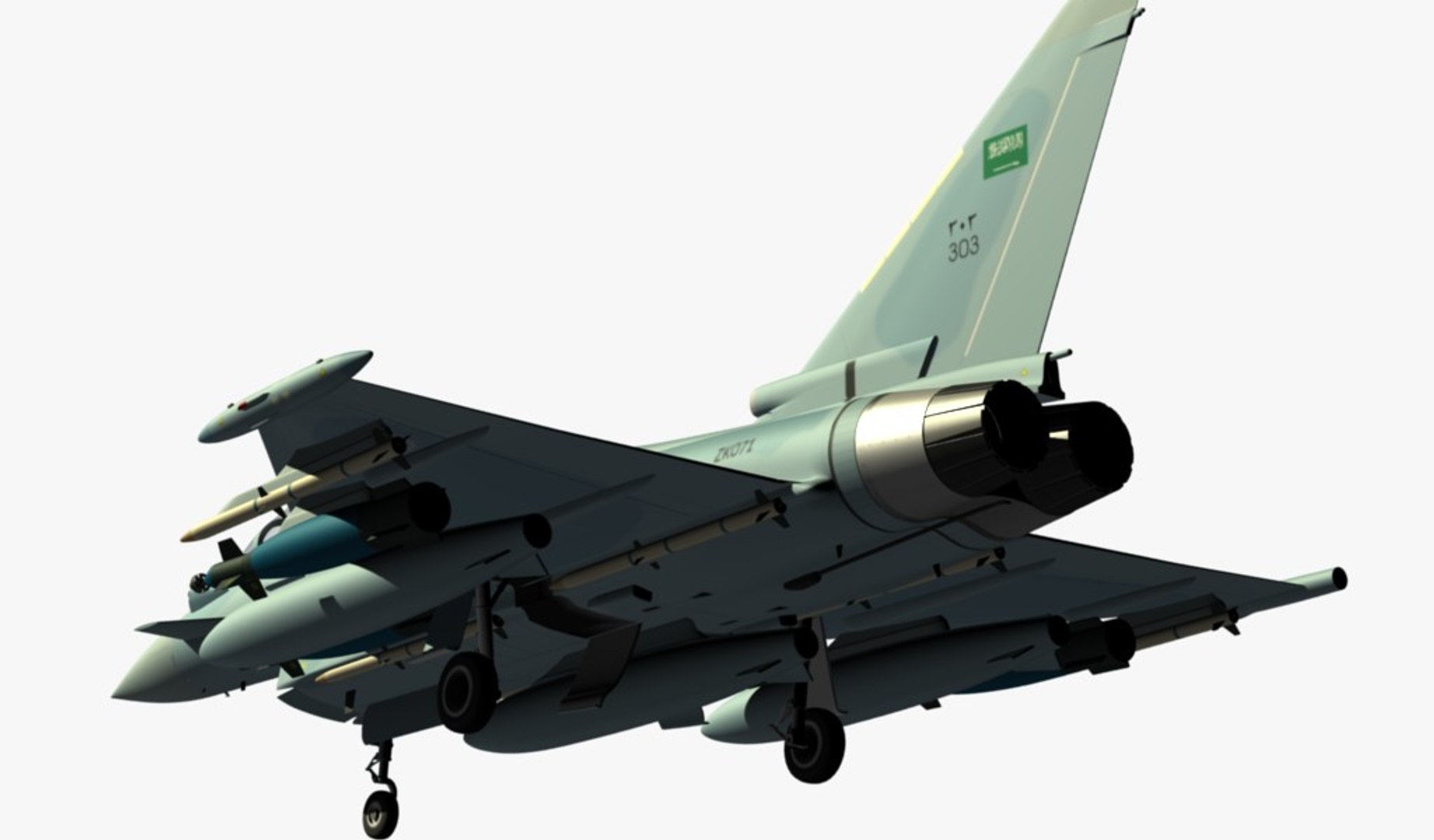 3d eurofighter typhoon