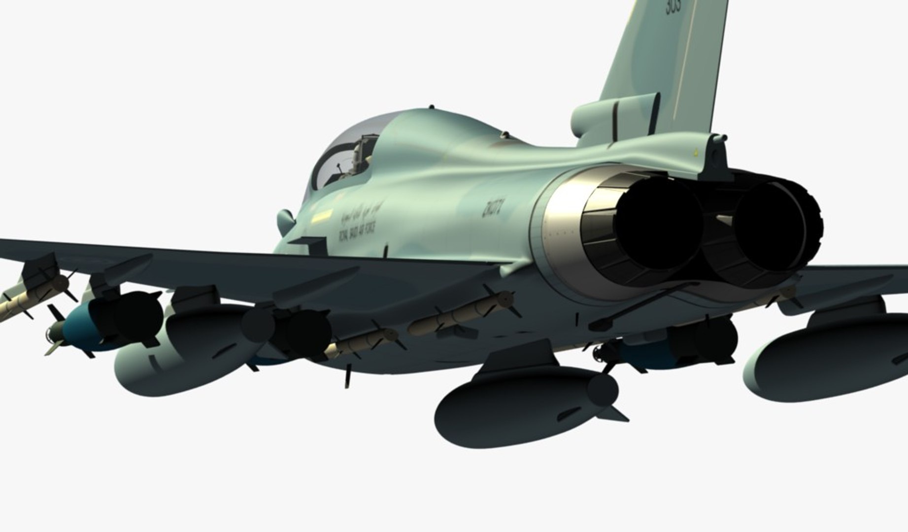3d eurofighter typhoon