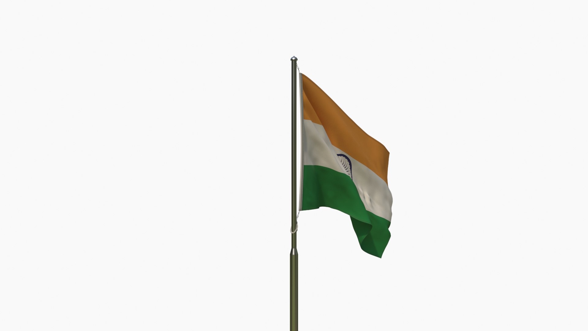 Animated India Flag Model - TurboSquid 1797204
