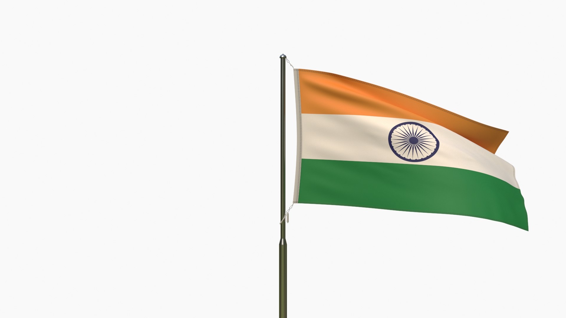 Animated India Flag Model - TurboSquid 1797204