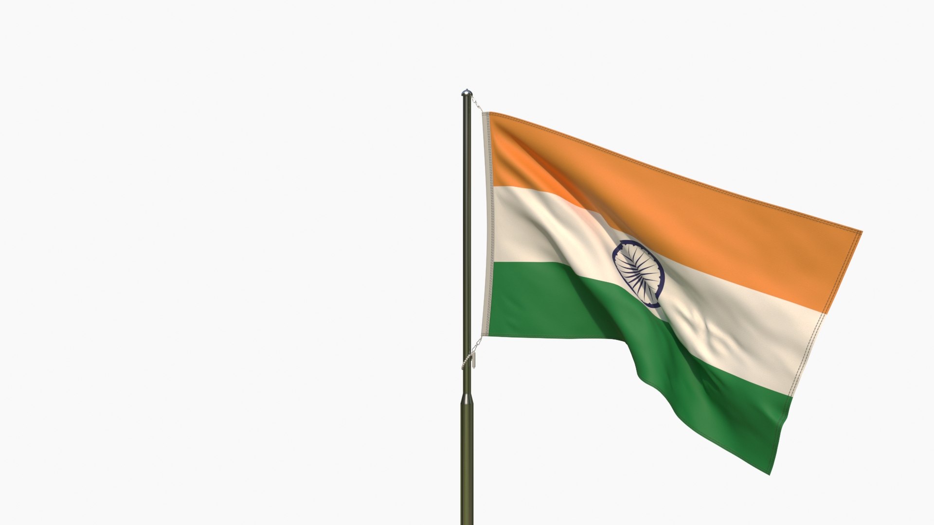 Animated India Flag Model - TurboSquid 1797204