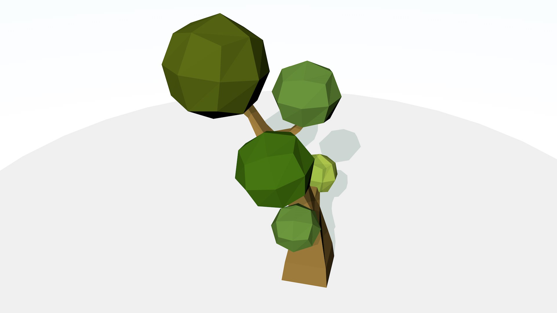 games tree 3d c4d