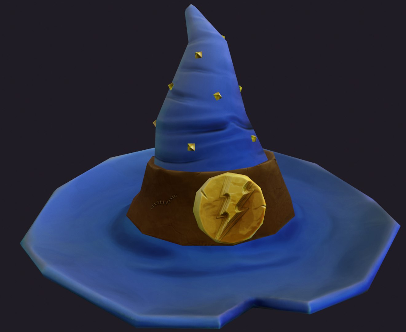 3D Model Hat Low-poly - TurboSquid 1201568