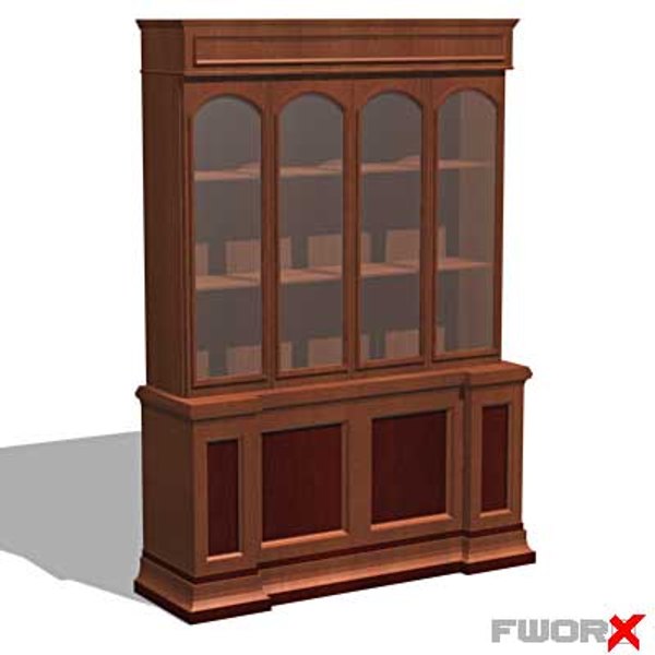 3d model cabinet display
