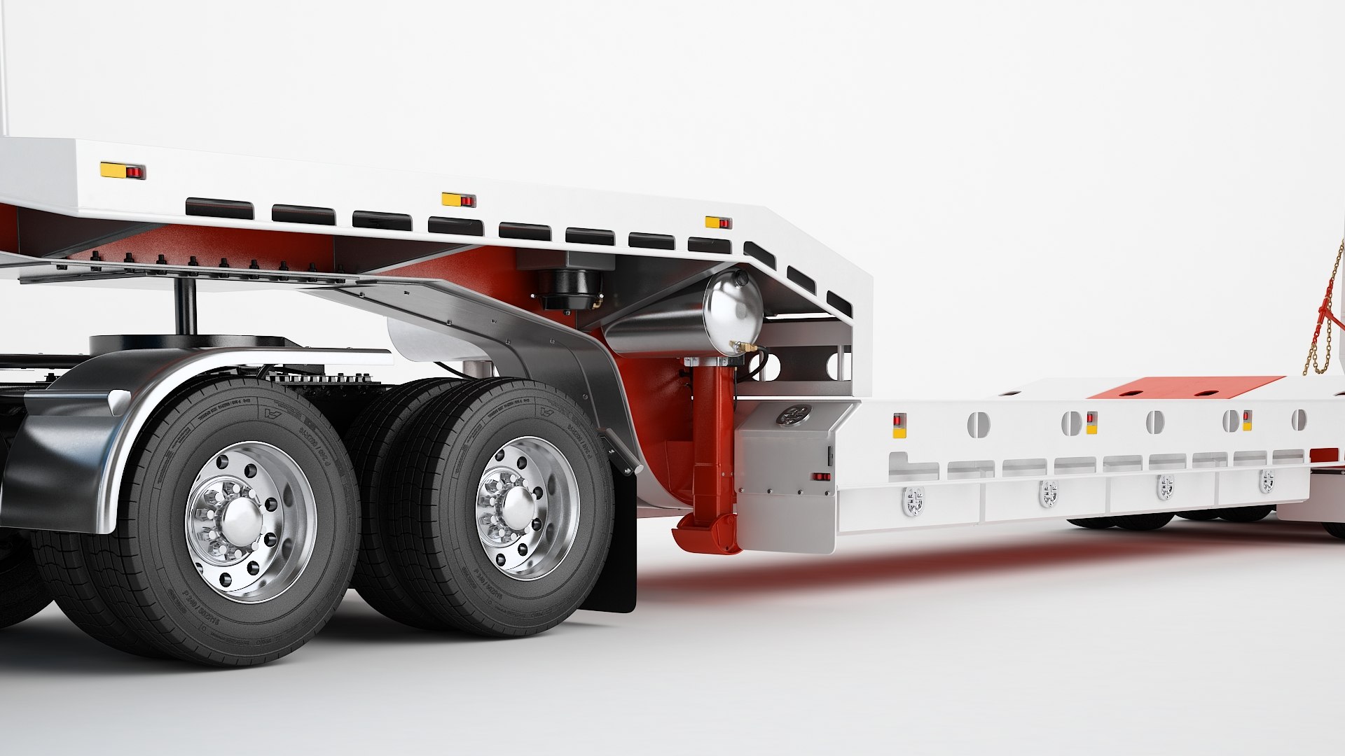 Kenworth W900L 2012 Drake Trailer 01 3D model - TurboSquid 1953960