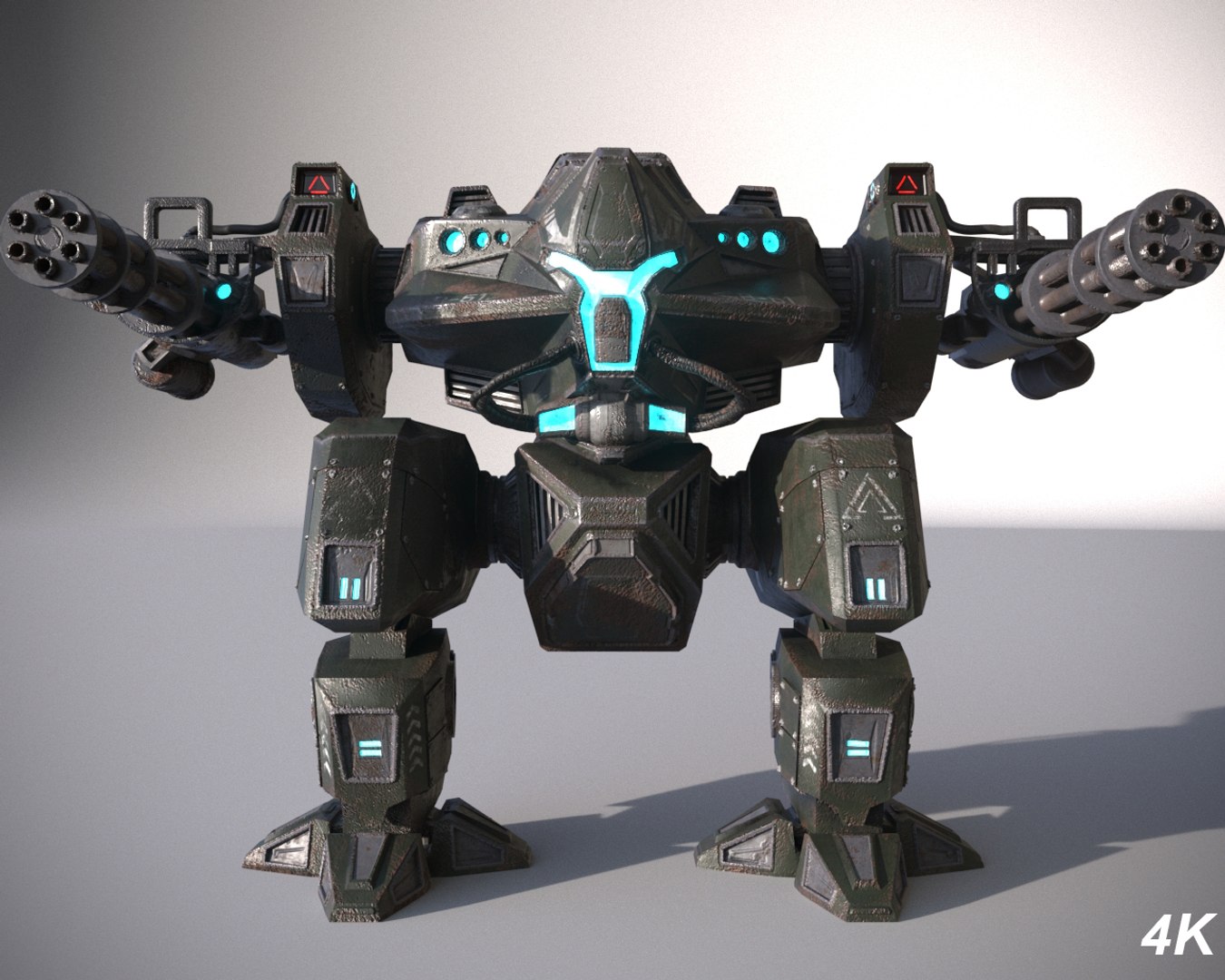 Combat Mech Model - TurboSquid 1206338