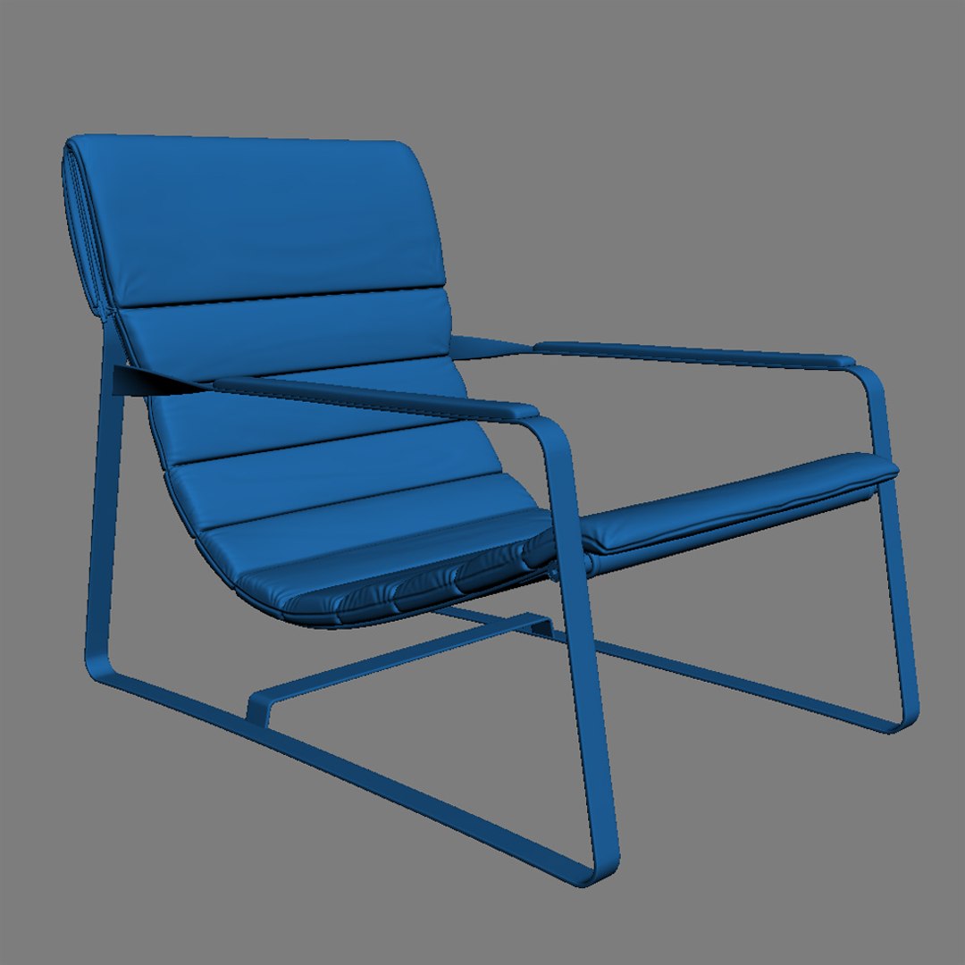 Minotti Hopper Loungechair 3d Model