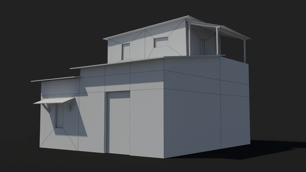 Ready slum hut shack 3D model - TurboSquid 1666674