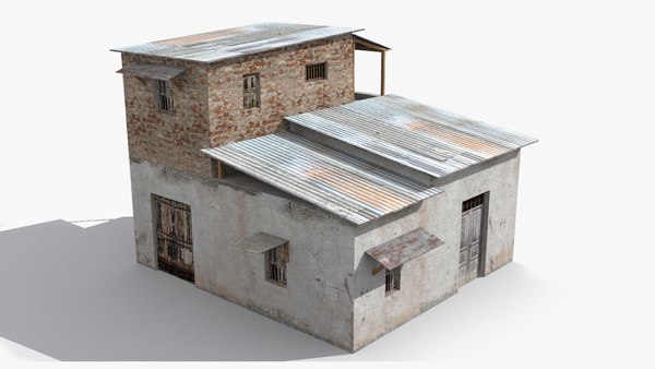 Ready slum hut shack 3D model - TurboSquid 1666674