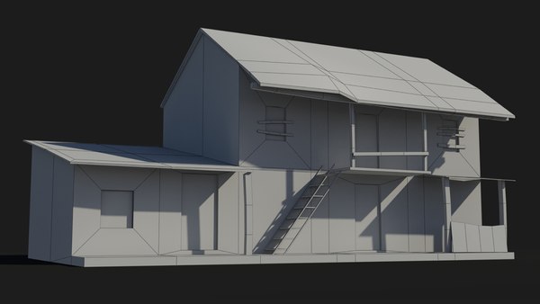 Ready slum hut shack 3D model - TurboSquid 1666674