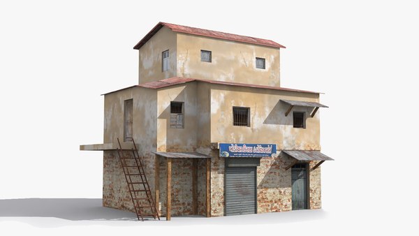 Ready slum hut shack 3D model - TurboSquid 1666674