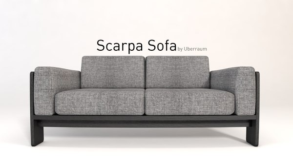 3D scarpa sofa model - TurboSquid 1193457