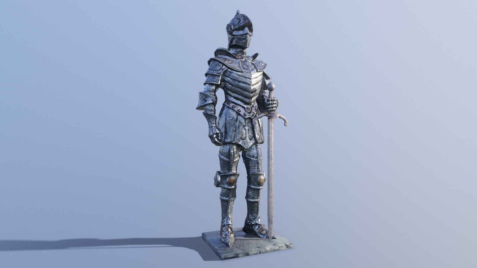 Knight Figurine 3D Model - TurboSquid 1240921