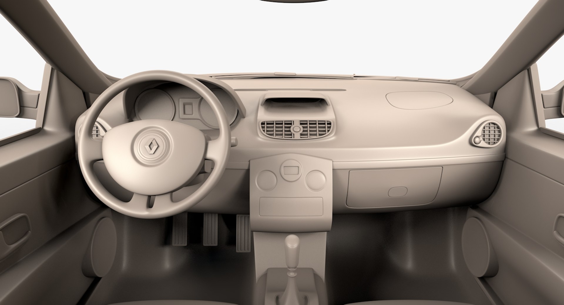 3d c4d 2006 renault clio iii