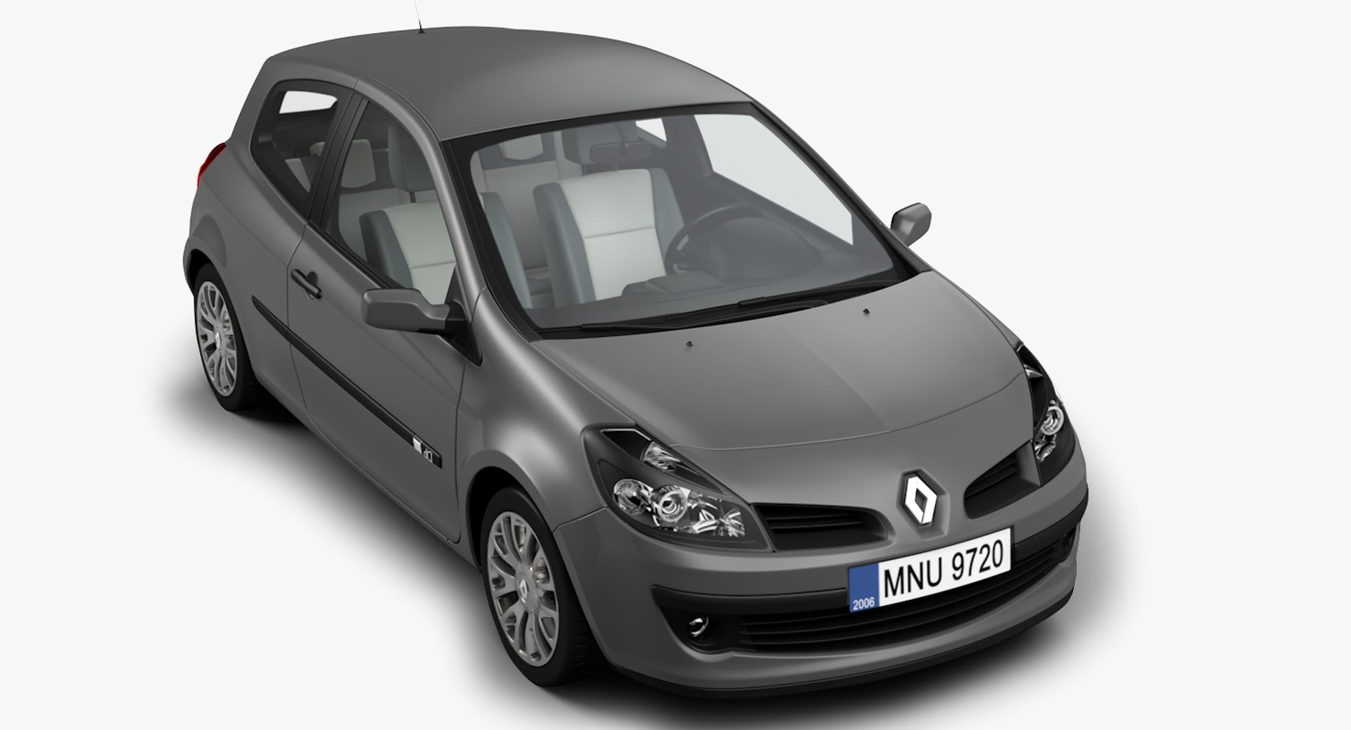 3d c4d 2006 renault clio iii