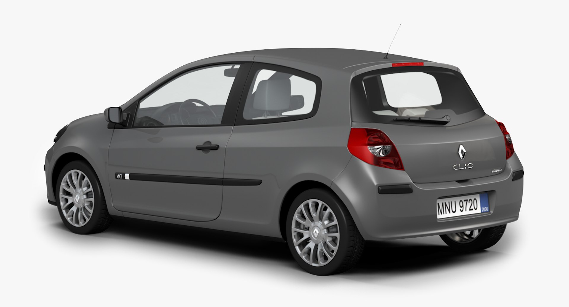 3d c4d 2006 renault clio iii