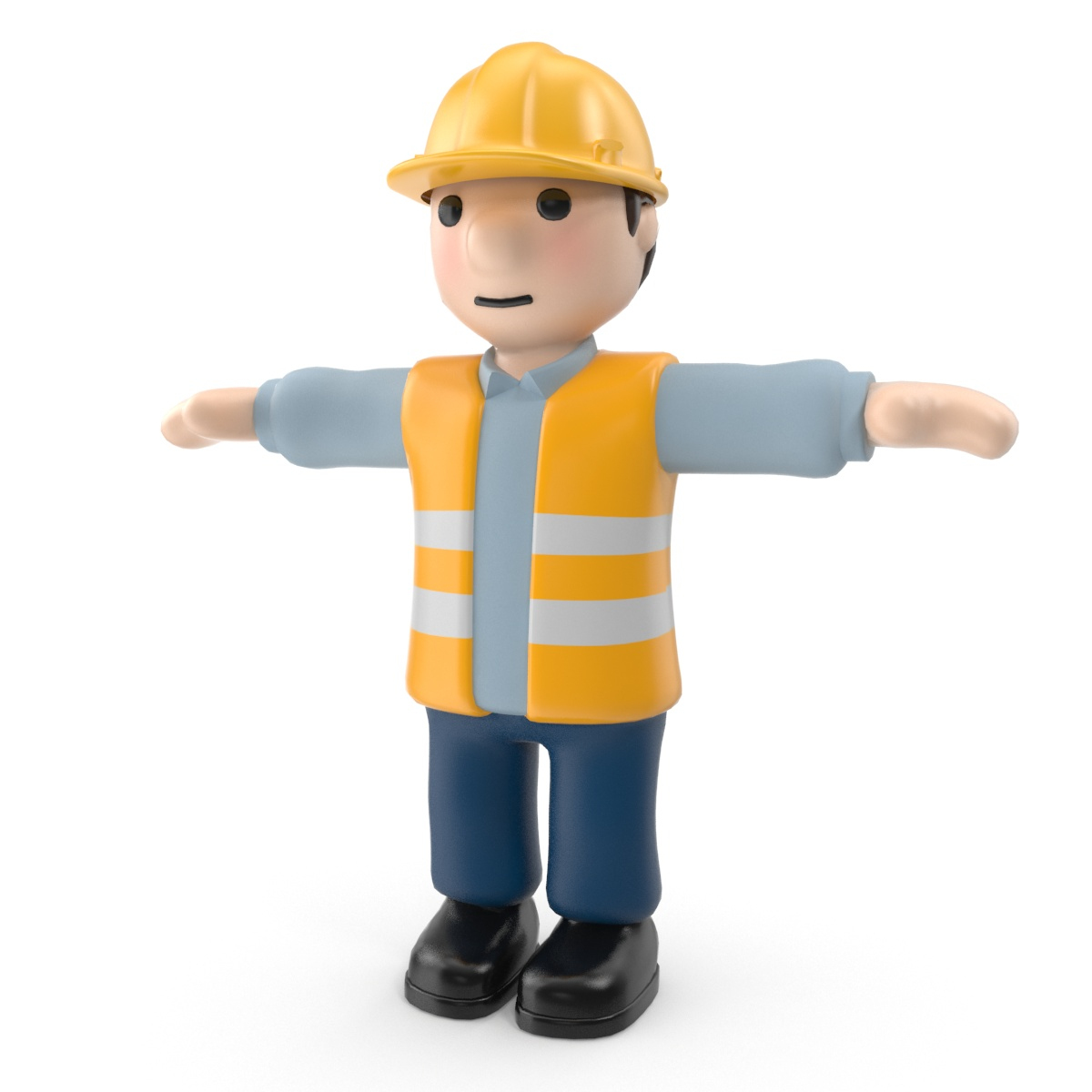3D worker puppet - TurboSquid 1492412