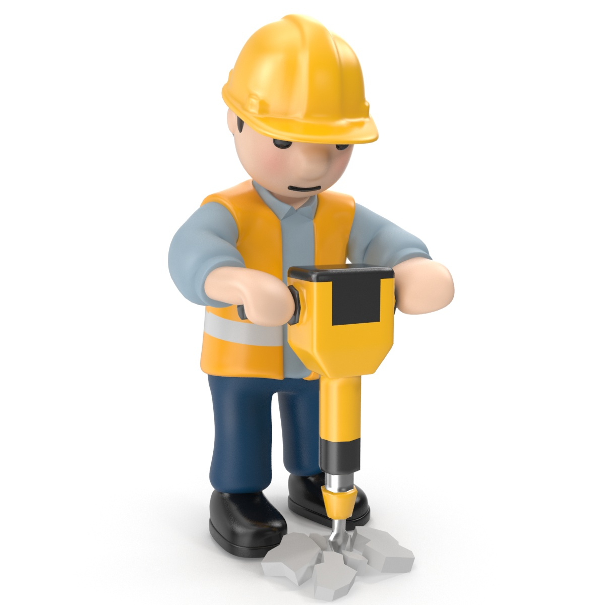 3D worker puppet - TurboSquid 1492412