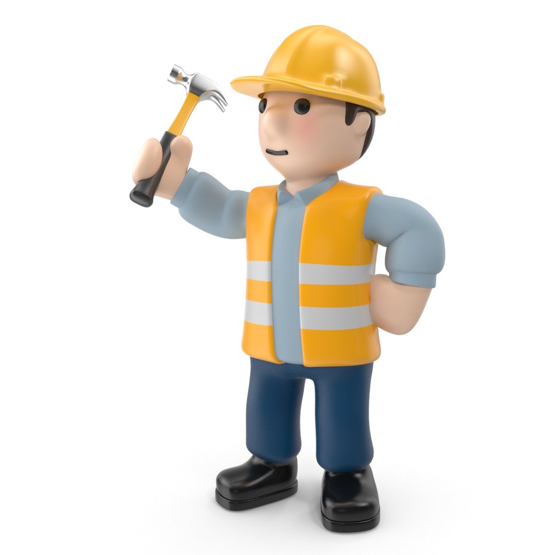 3D Worker Puppet - TurboSquid 1492412