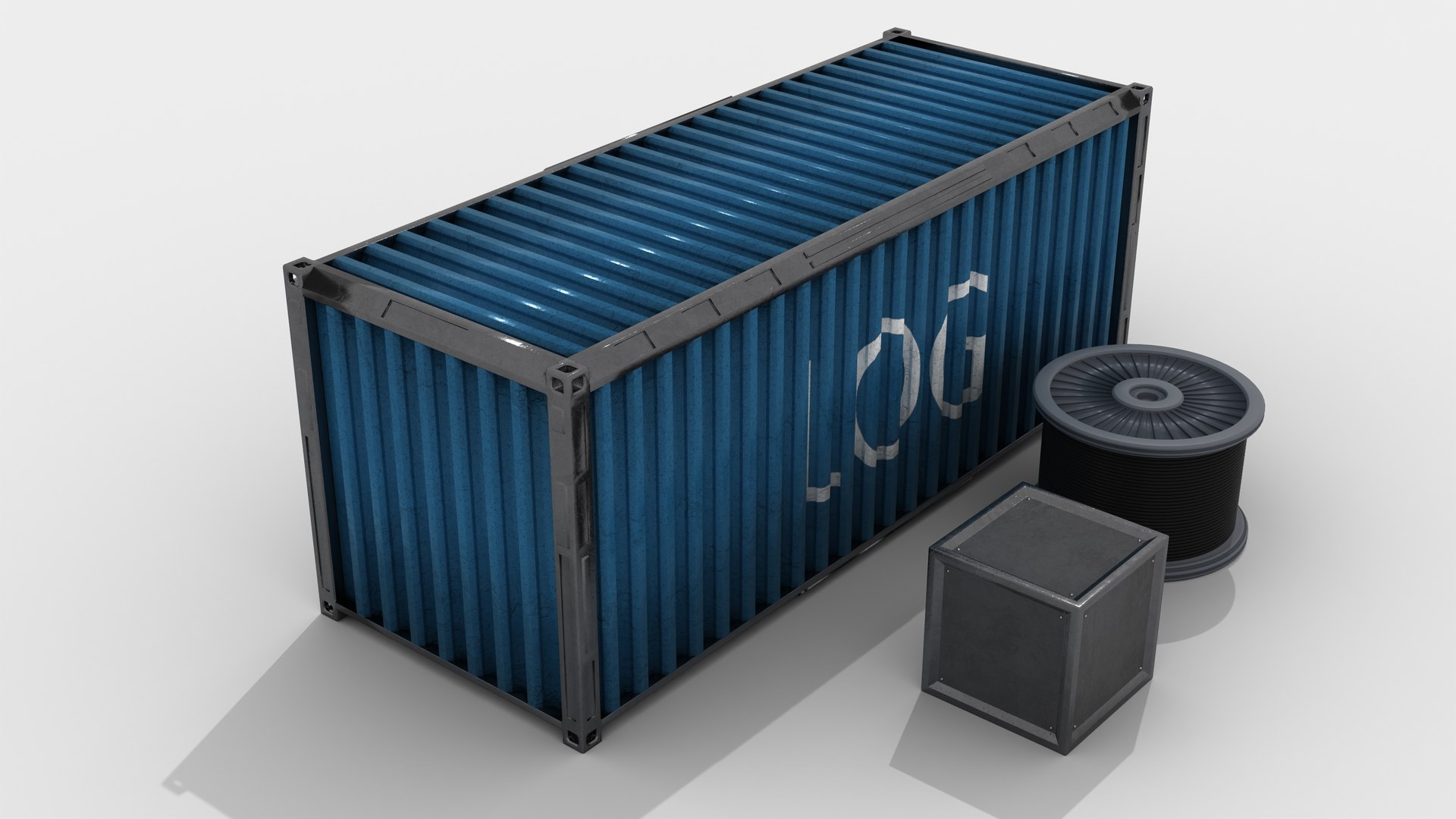 TEU Container 3D - TurboSquid 2283966