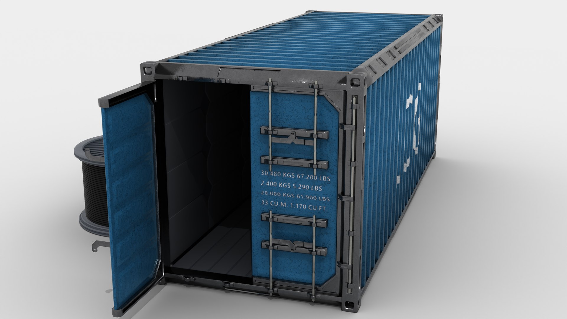 TEU Container 3D - TurboSquid 2283966
