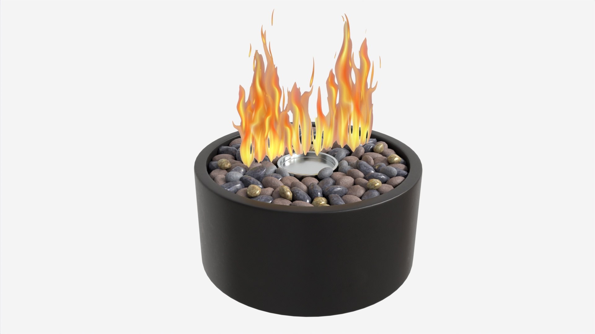 3D Portable Tabletop Fire Pit Outdoor Indoor - TurboSquid 2015211