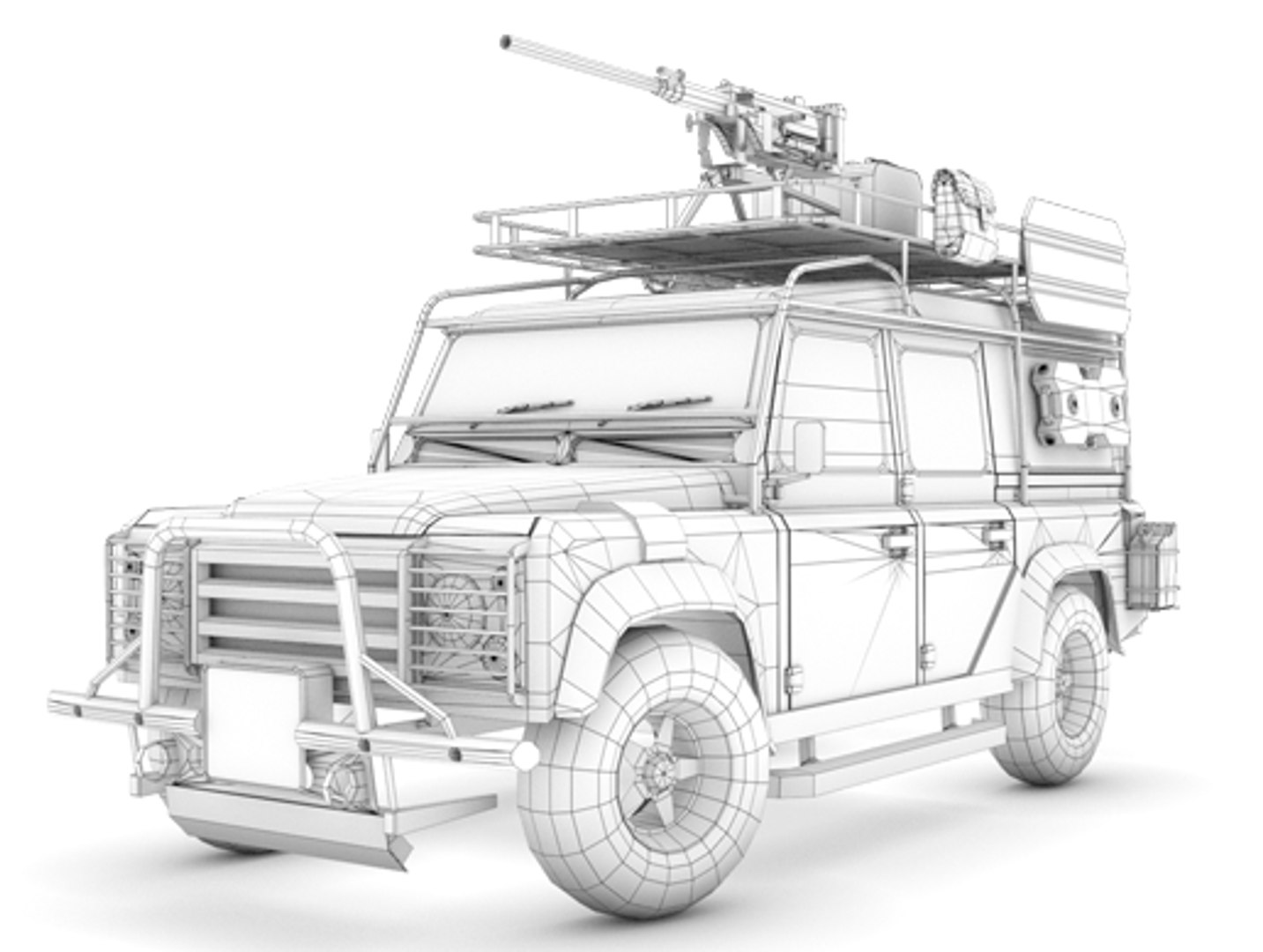 3D Off-road 4x4 Defender Vehicle Model - TurboSquid 1455611