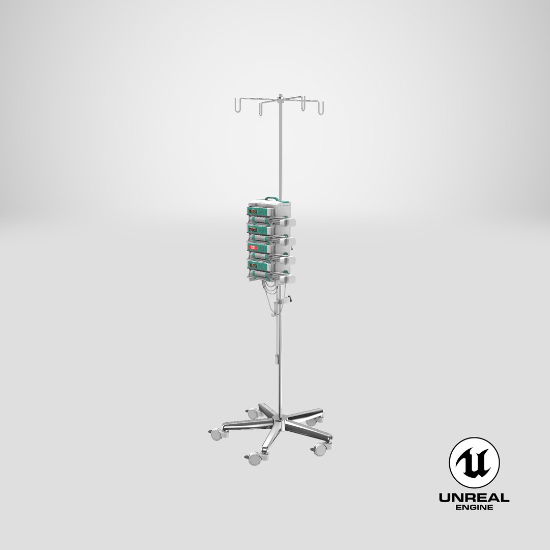 3D ICU Infusion Pump Model - TurboSquid 2124488