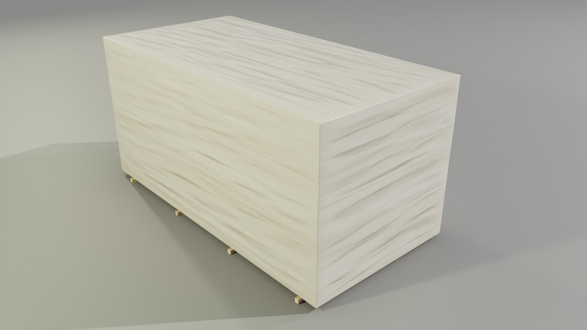 Insulation Boards Stack 3D Model - TurboSquid 2373283