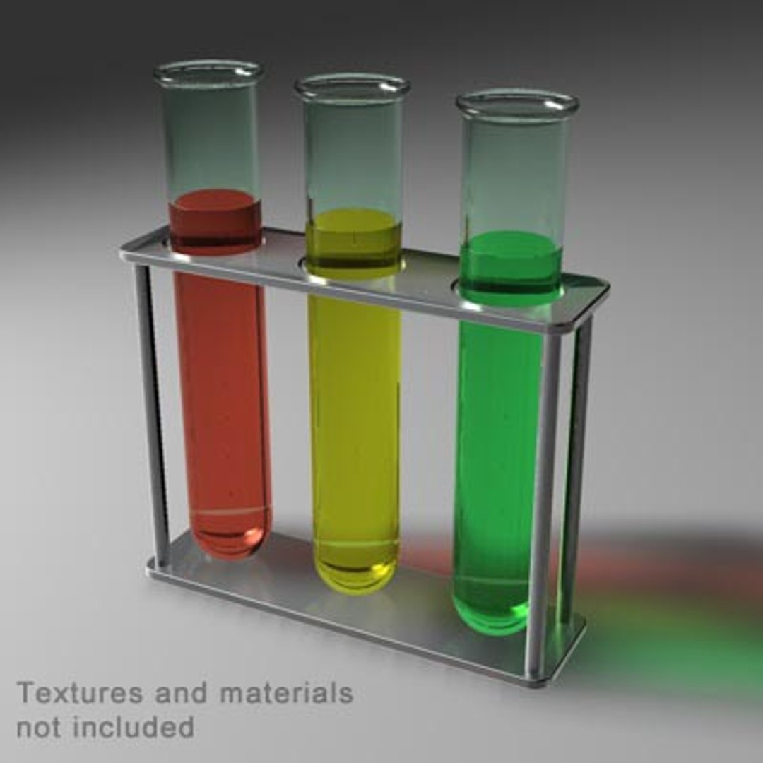 3dsmax Test Tubes Rack