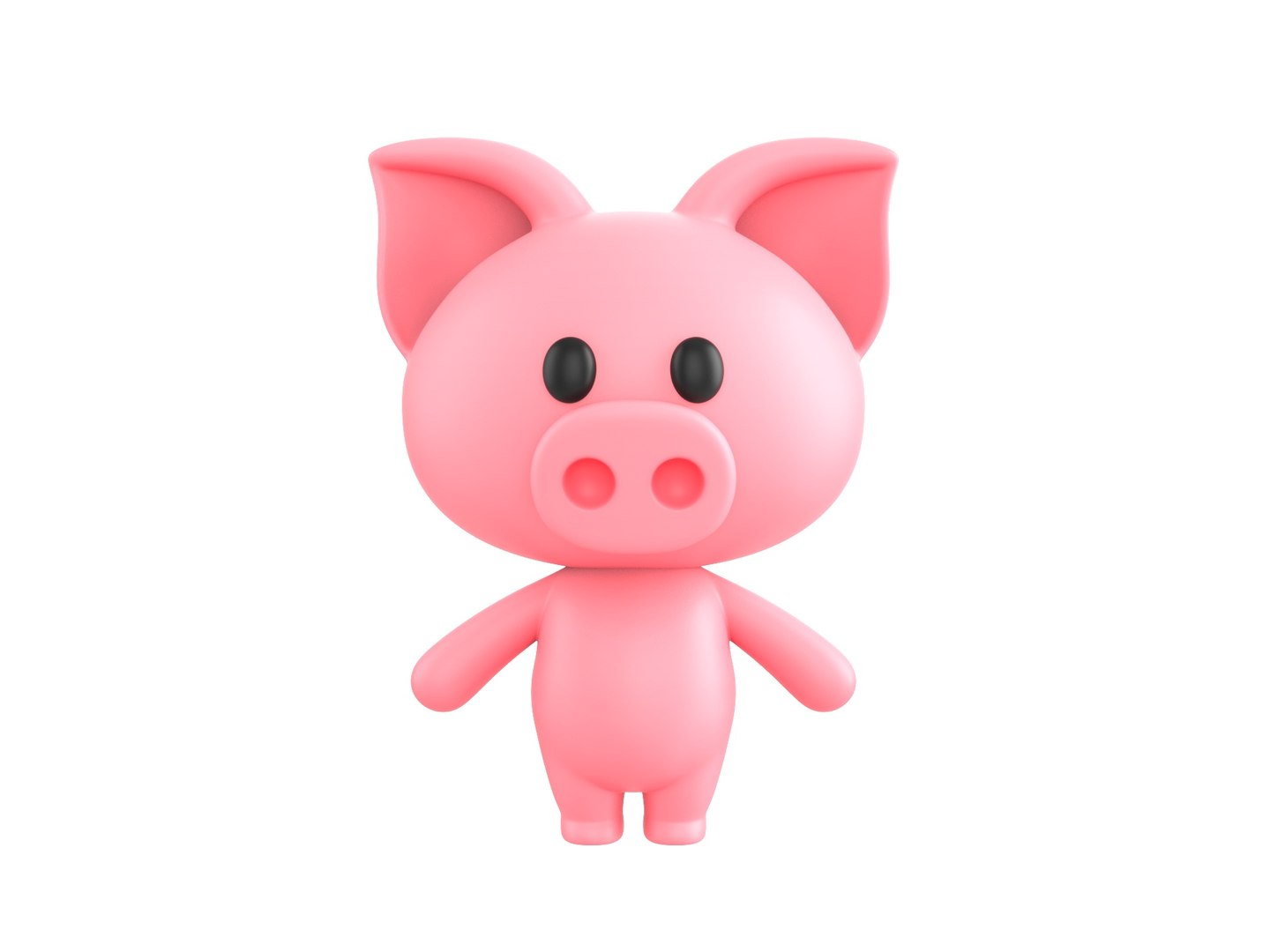 Pig Character 3D Model - TurboSquid 1640692