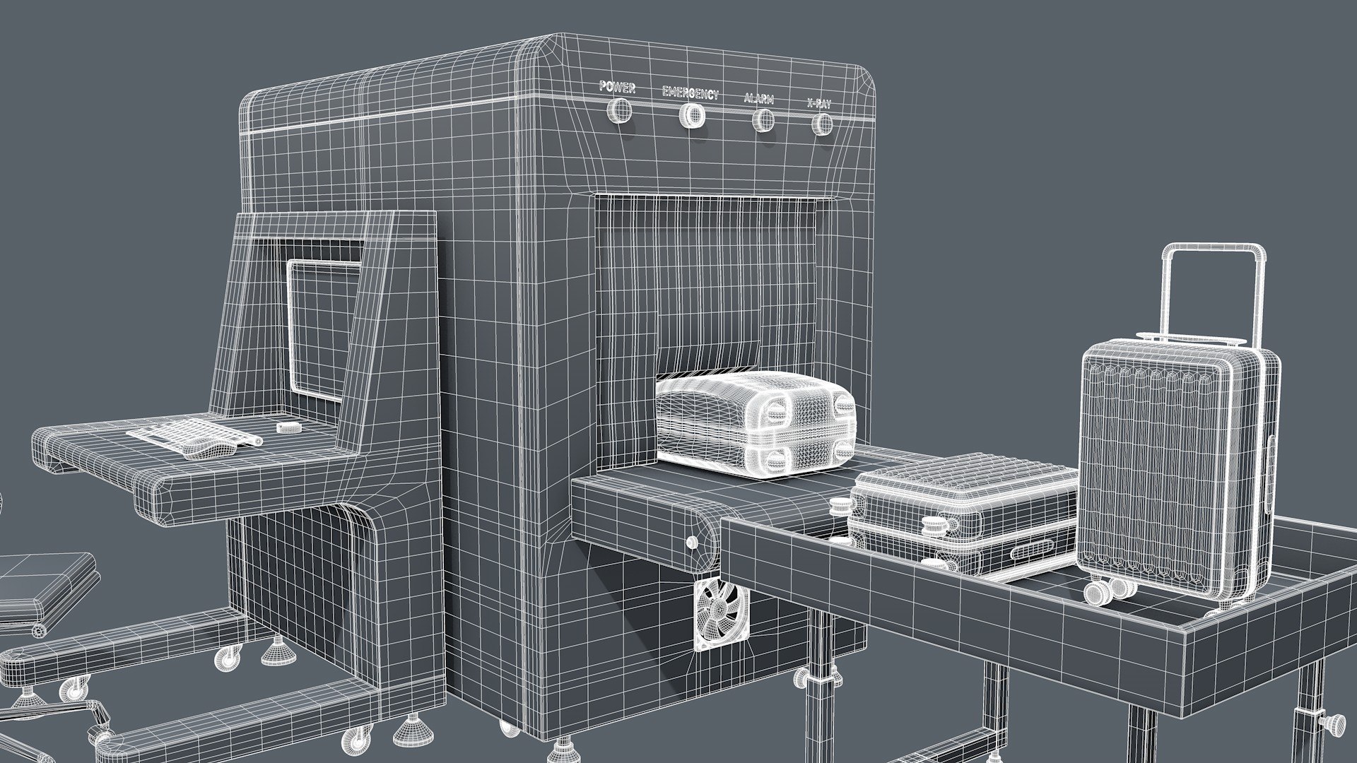 3D X-Ray Machine Security Scanner - TurboSquid 2386974