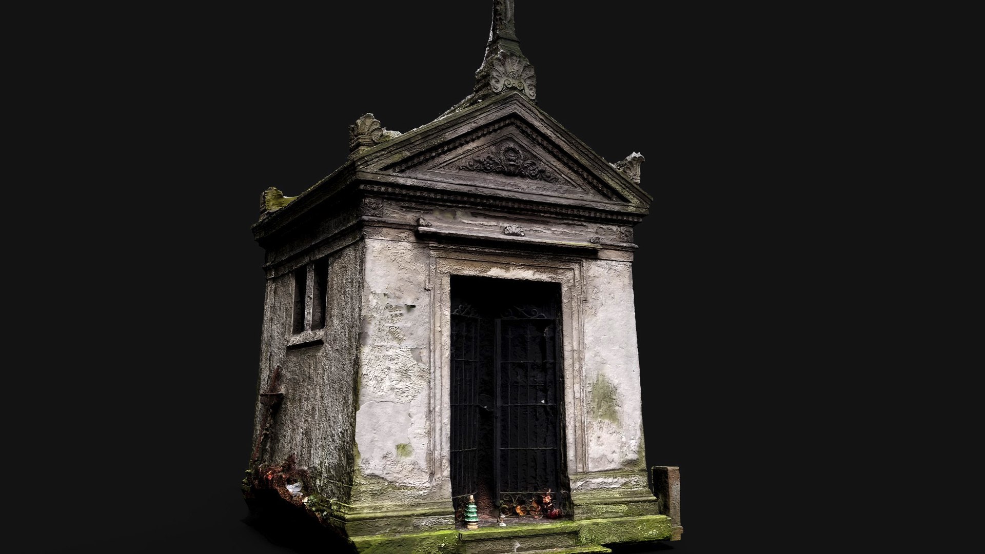 Graveyard Architecture Thomb Moss Photogrammetry 3D Model - TurboSquid ...