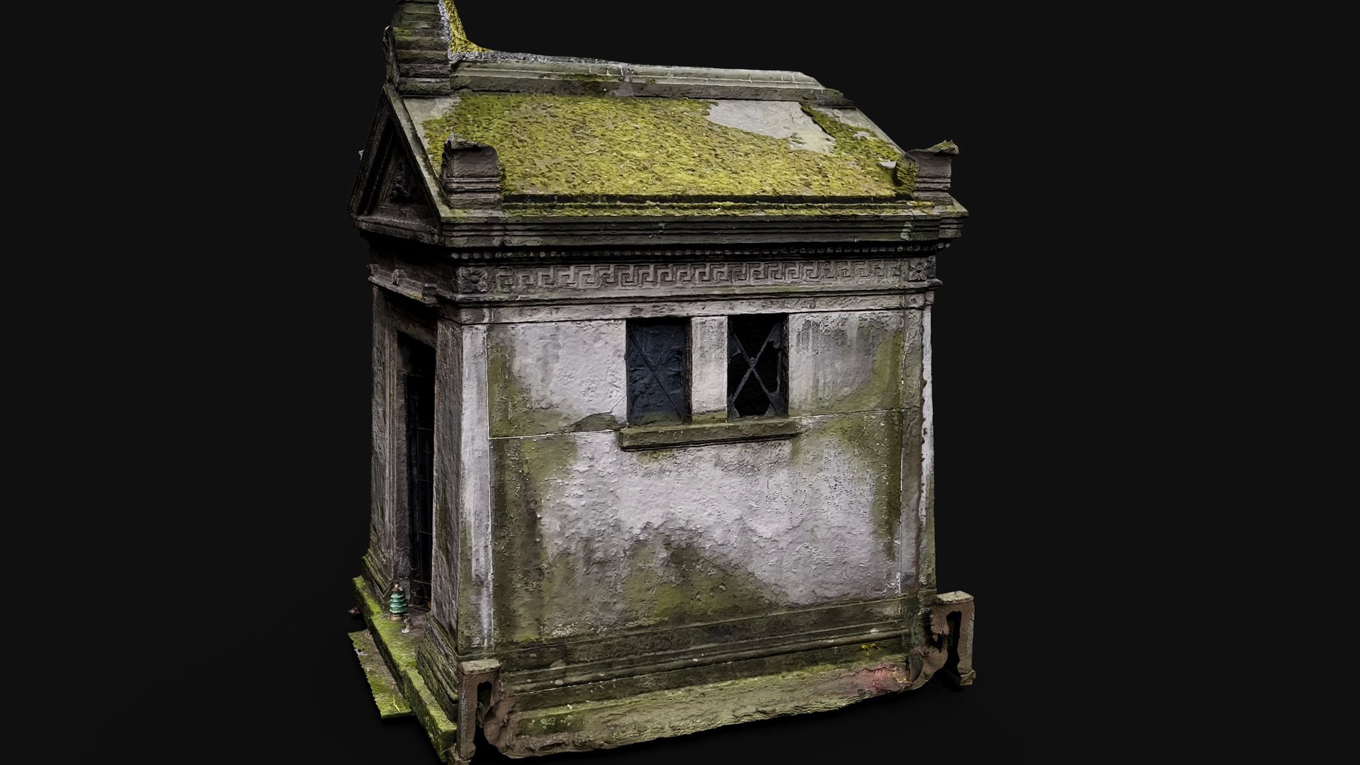 Graveyard Architecture Thomb Moss Photogrammetry 3D Model - TurboSquid ...
