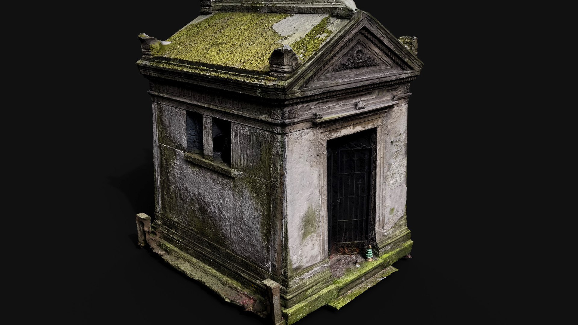 Graveyard Architecture Thomb Moss Photogrammetry 3D Model - TurboSquid ...