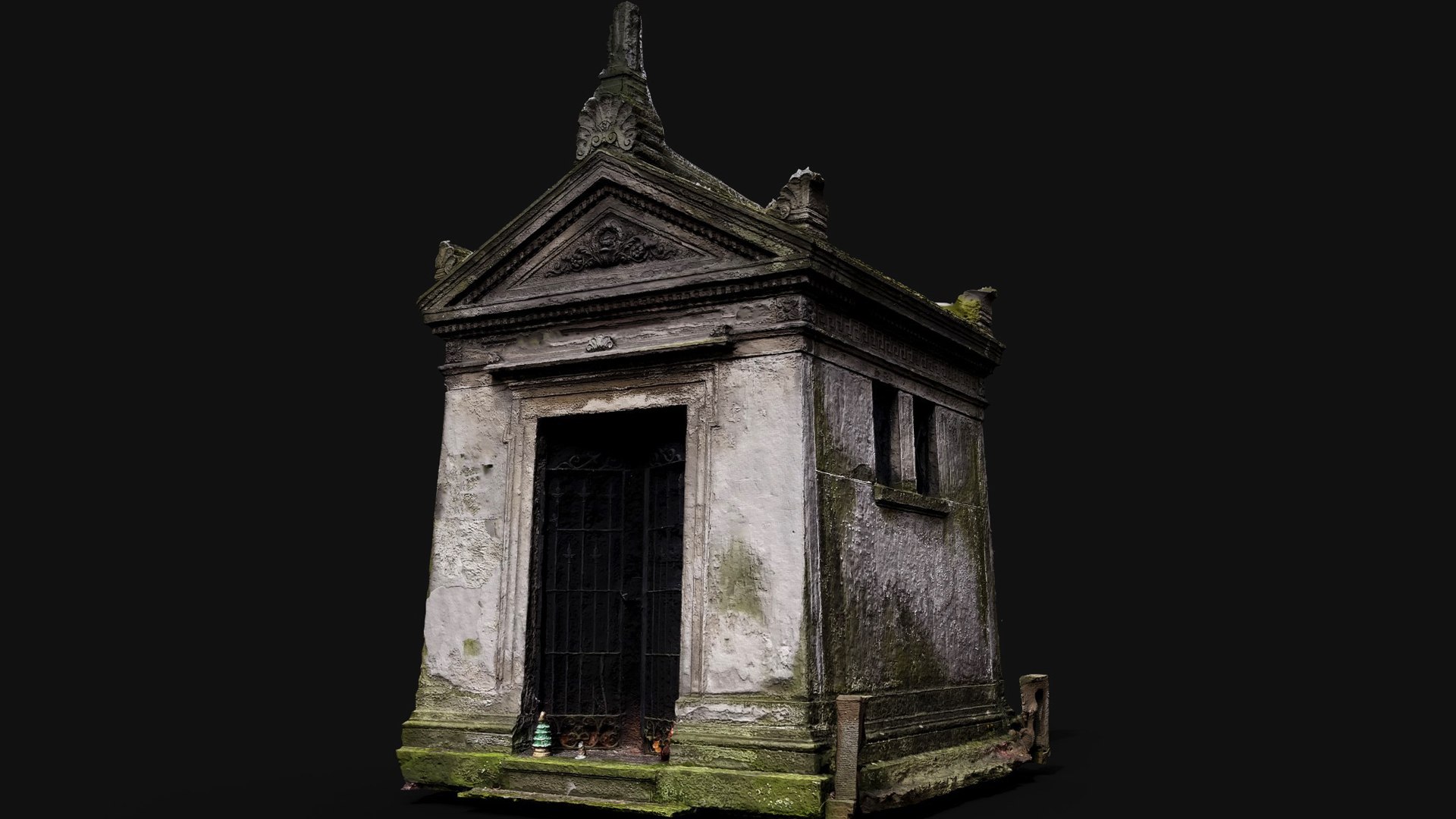 Graveyard Architecture Thomb Moss Photogrammetry 3D Model - TurboSquid ...