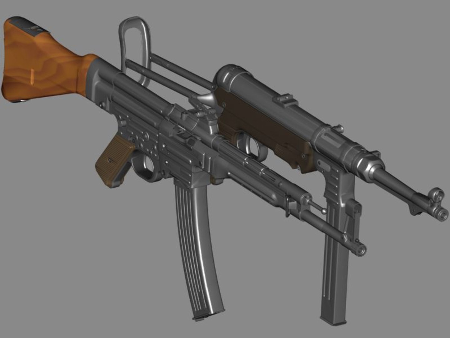 Mp44 44 Carbine Mp40 3d Model