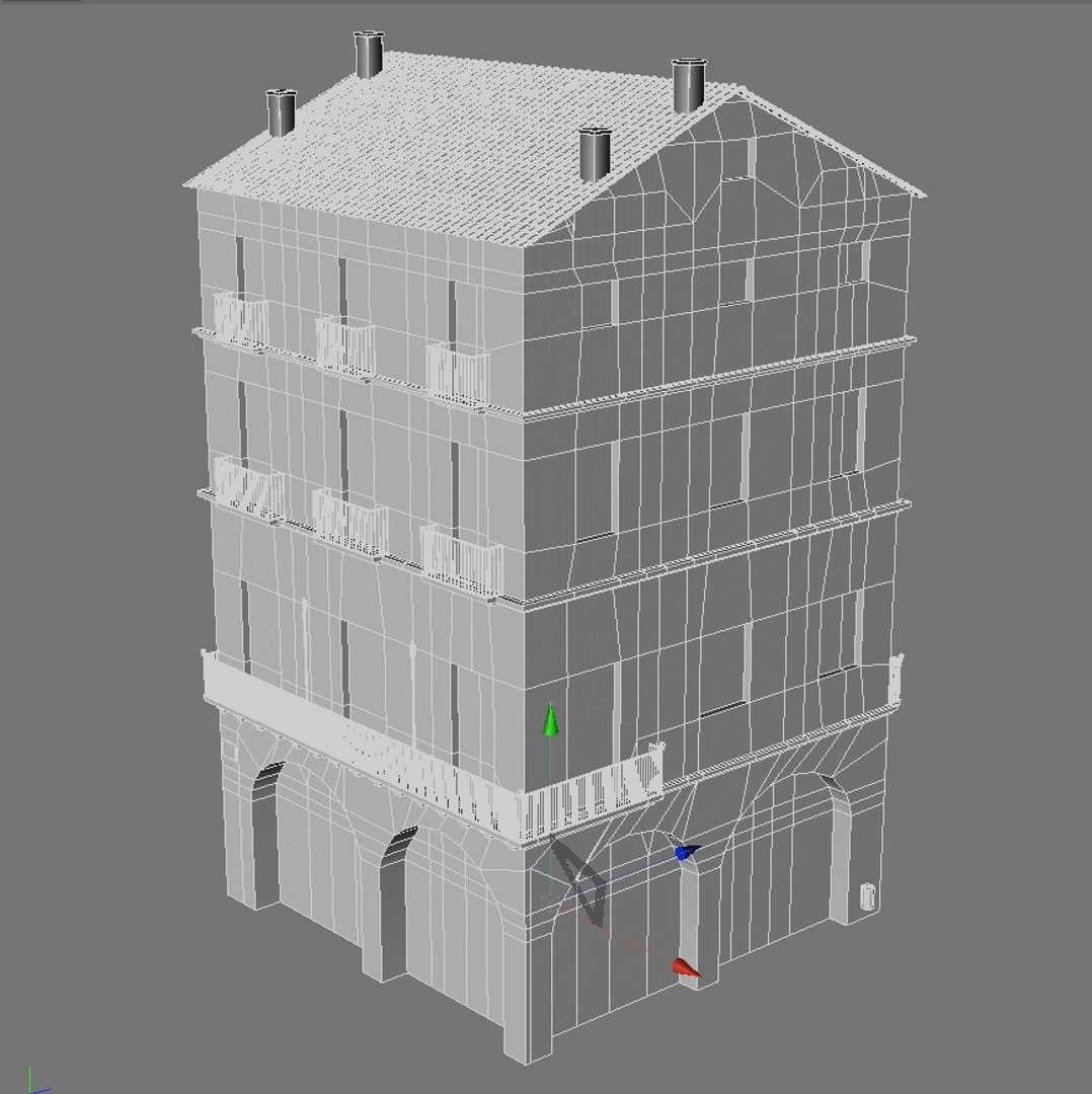 3d Model Tuscan House