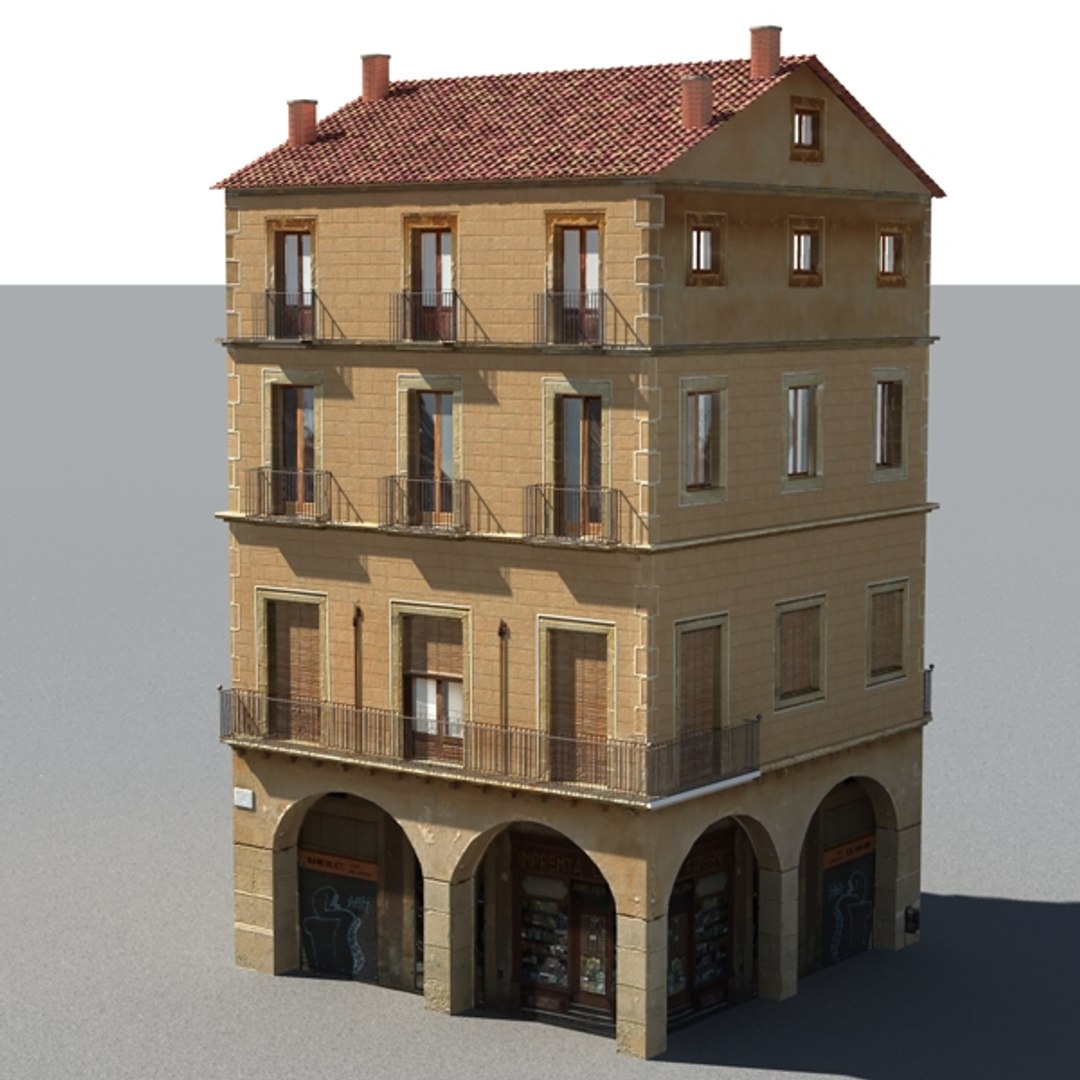 3d Model Tuscan House