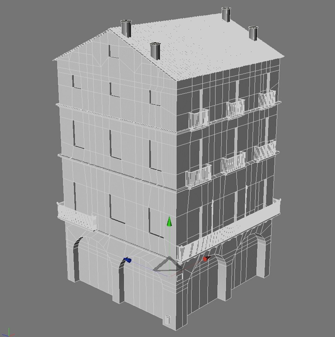 3d Model Tuscan House