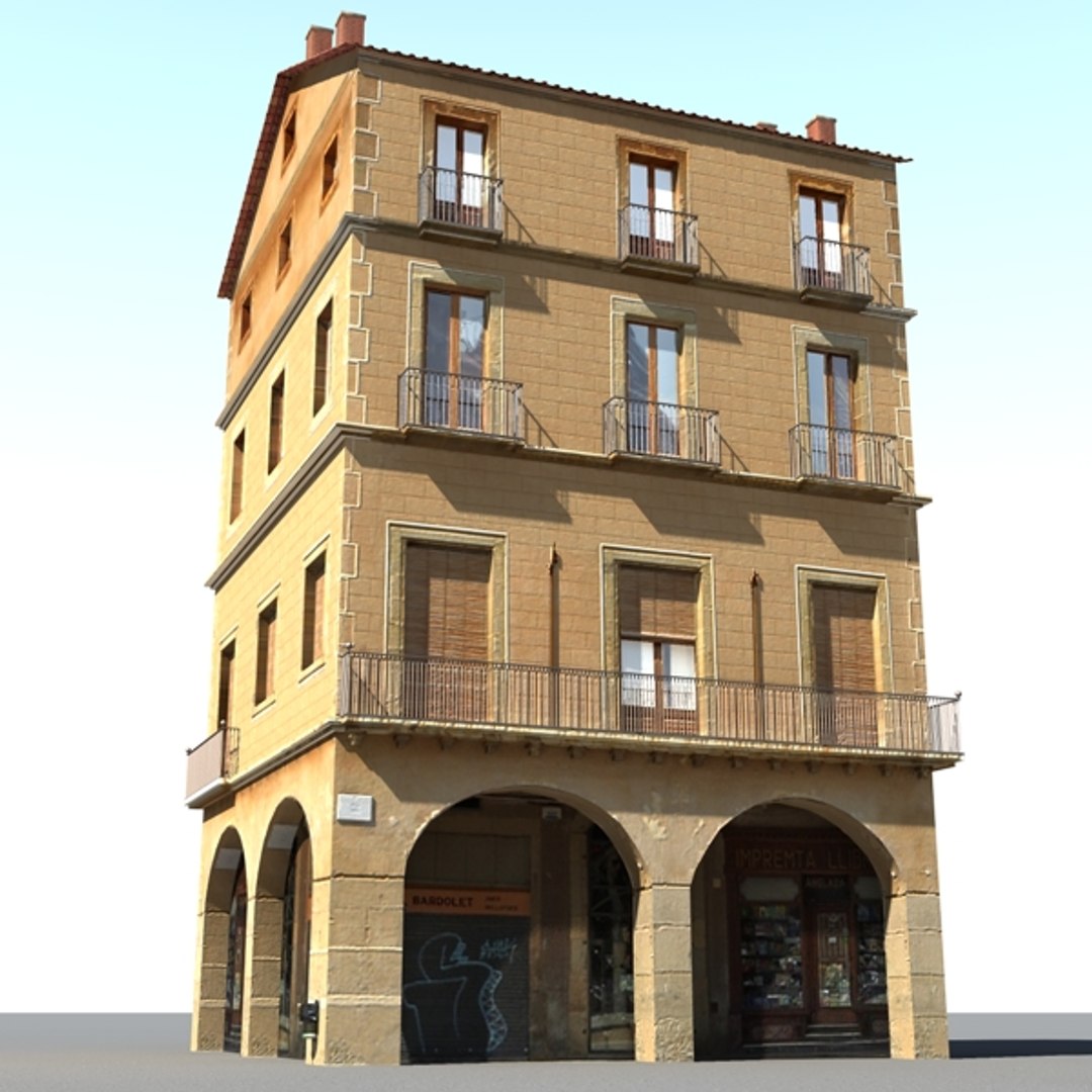 3d Model Tuscan House