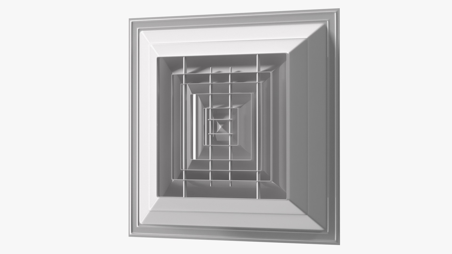 3D Air Vent Diffuser Square - TurboSquid 1962215