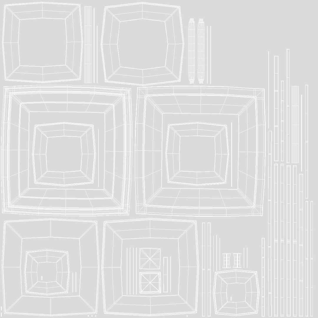 3D Air Vent Diffuser Square - TurboSquid 1962215