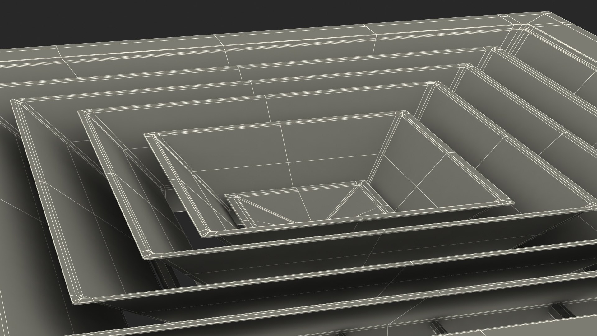 3D Air Vent Diffuser Square - TurboSquid 1962215