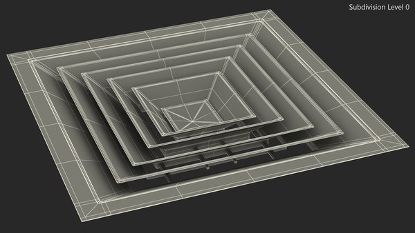 3D Air Vent Diffuser Square - TurboSquid 1962215