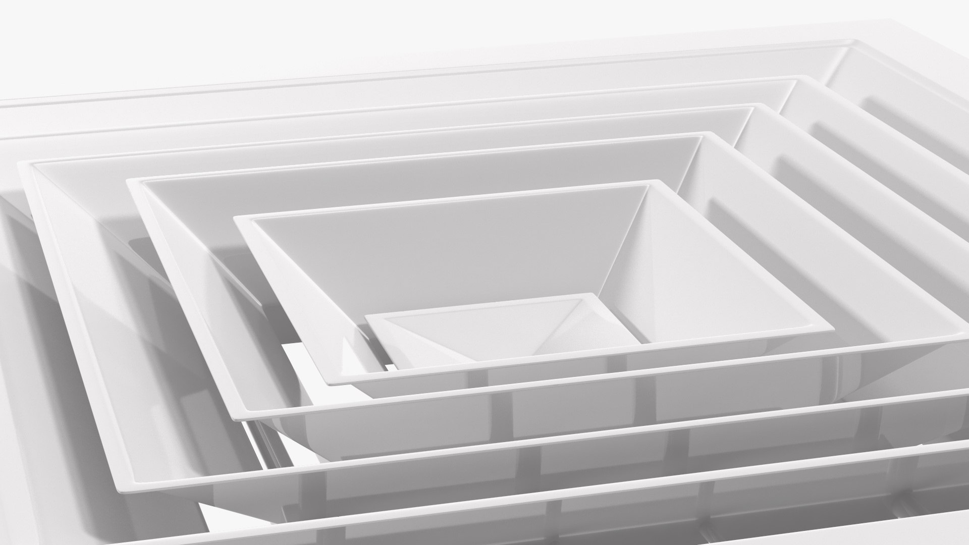 3D Air Vent Diffuser Square - TurboSquid 1962215